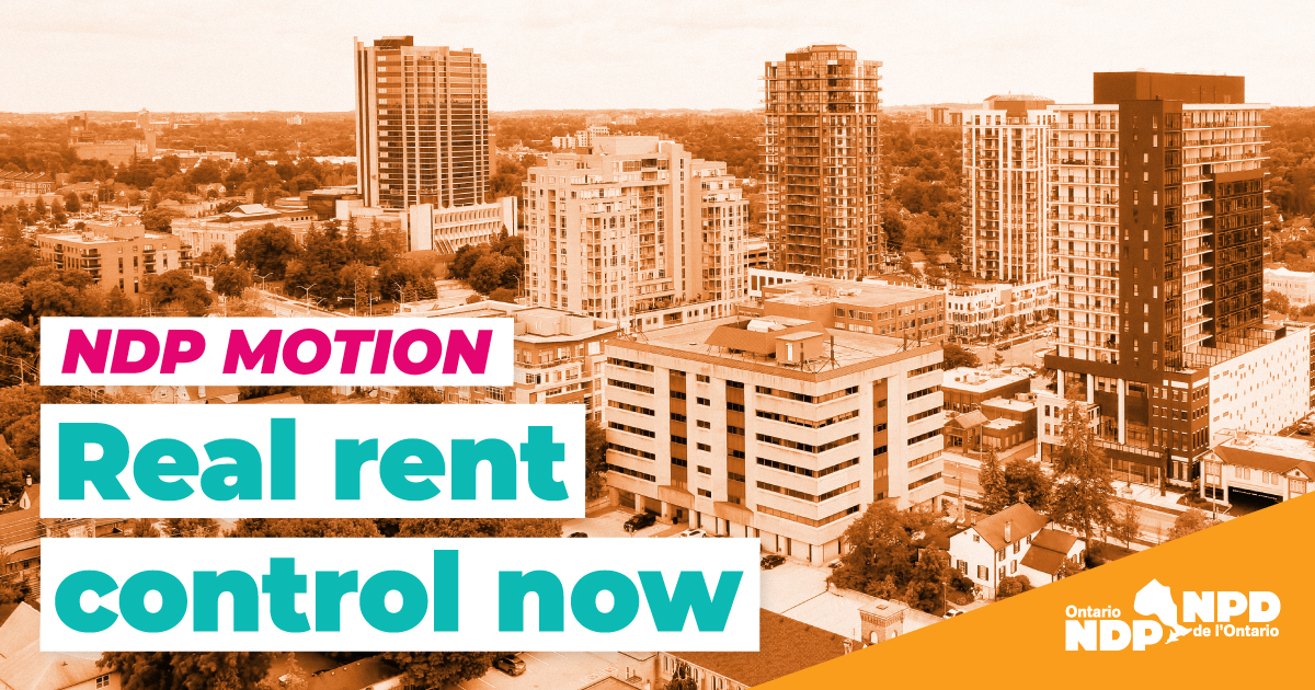 Stiles and NDP call for rent control as a part of their solution to the ...